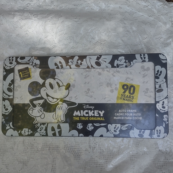 Disney | Other | Disney Mickey Mouse License Plate Frame Celebrating 5 ...